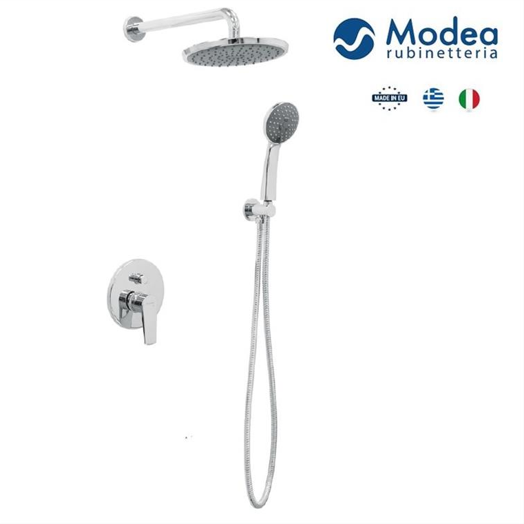 00-07700 Πλήρες σετ ντουζιέρας εντοιχισμού OPTIMA chrome - Ρούσσης Είδη ...