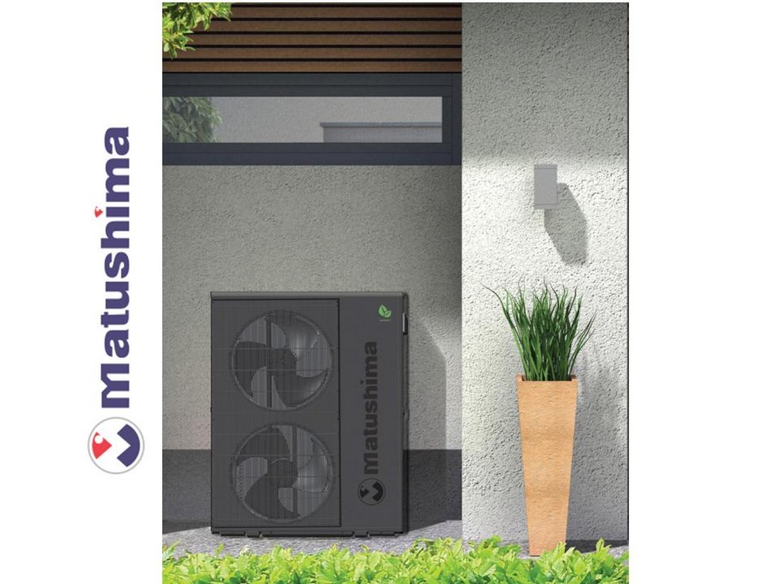 Matushima MHP-16M Μονοφασική αντλία θερμότητας monoblock 15,35kw αέρος ...