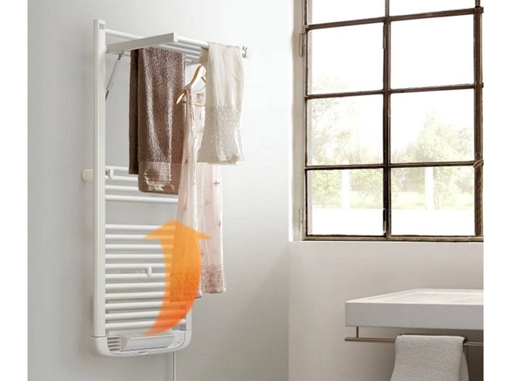 DRYER Ηλεκτρικό θερμαντικό σώμα λουτρού λευκό, με αερόθερμο Υ1196 ...